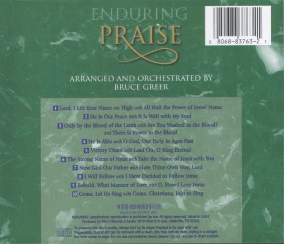 Bruce Greer - Enduring Praise (1995)